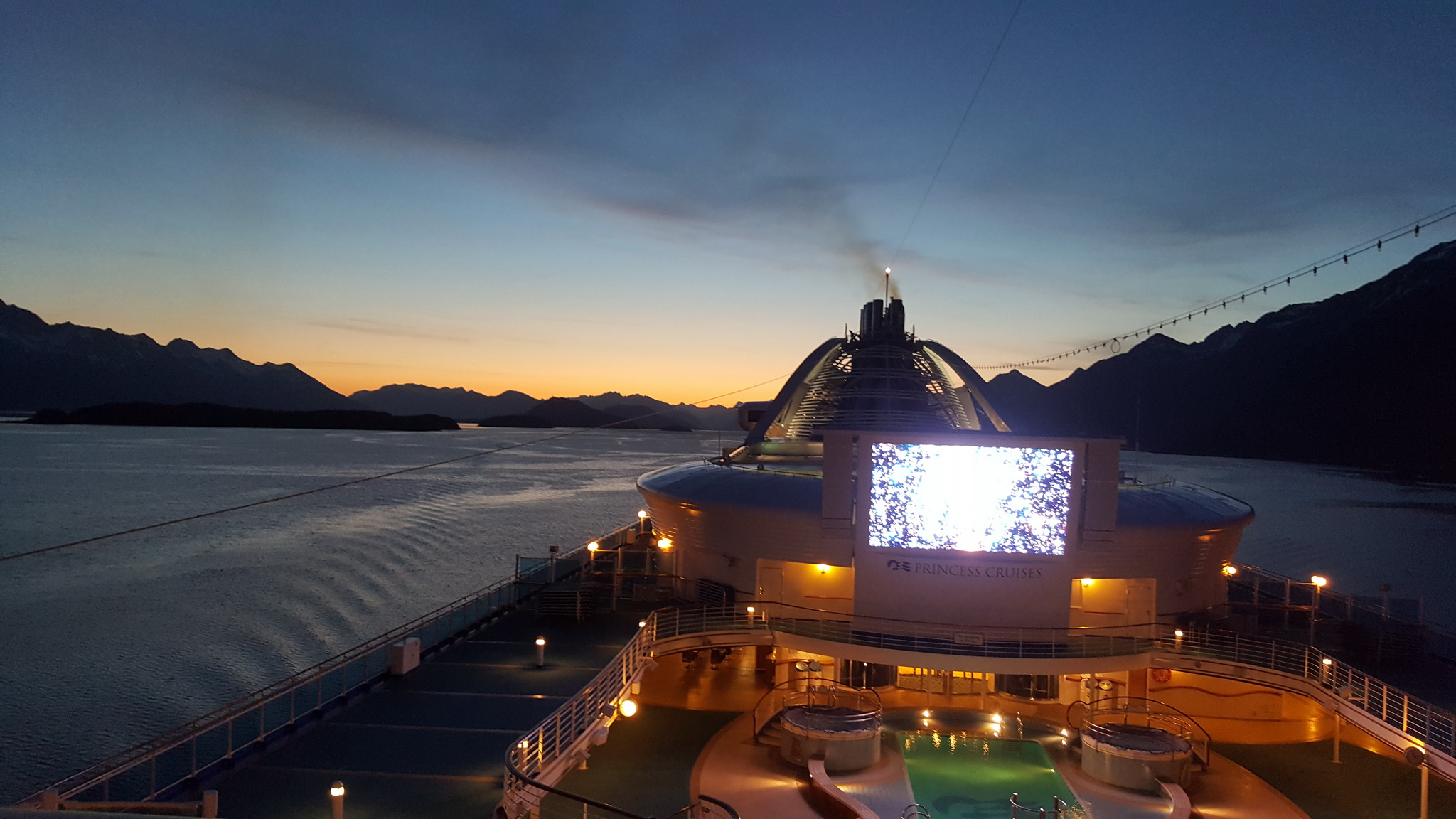 Star Princess - Alaska Cruise - Stunning Glaciers and Evening Light ...